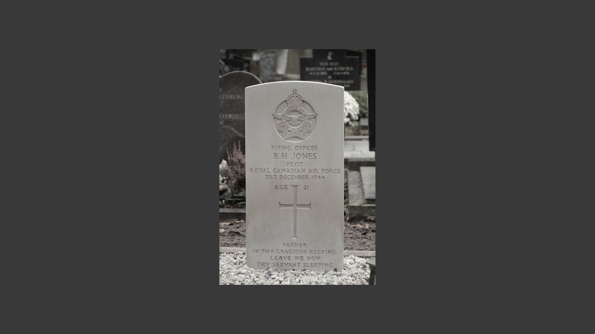 F/O Robert Henry Jones RCAF - 197 Typhoon Squadron